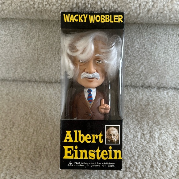 Funko | Accents | Funko Vintage Albert Einstein Wacky Wobbler Nib ...